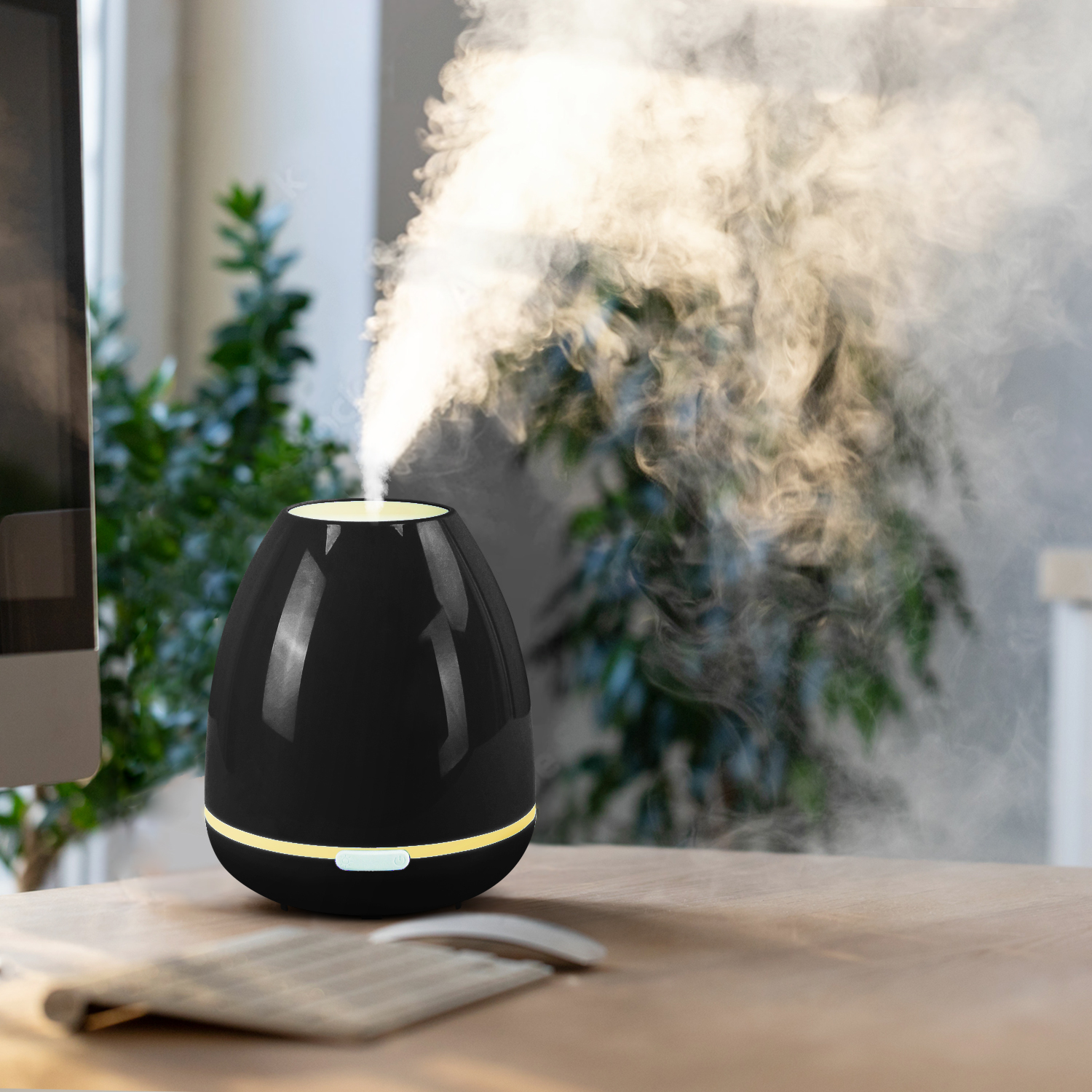 OEM Soft Warm Night Light 3 in 1 Aroma Diffuser Air Desk Humidifier for ...